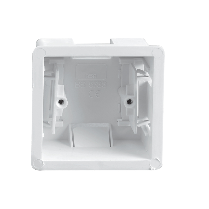 1 GANG 35MM DRY LINING PLASTIC BACK BOX - 907-01 | Mark up Wholesale