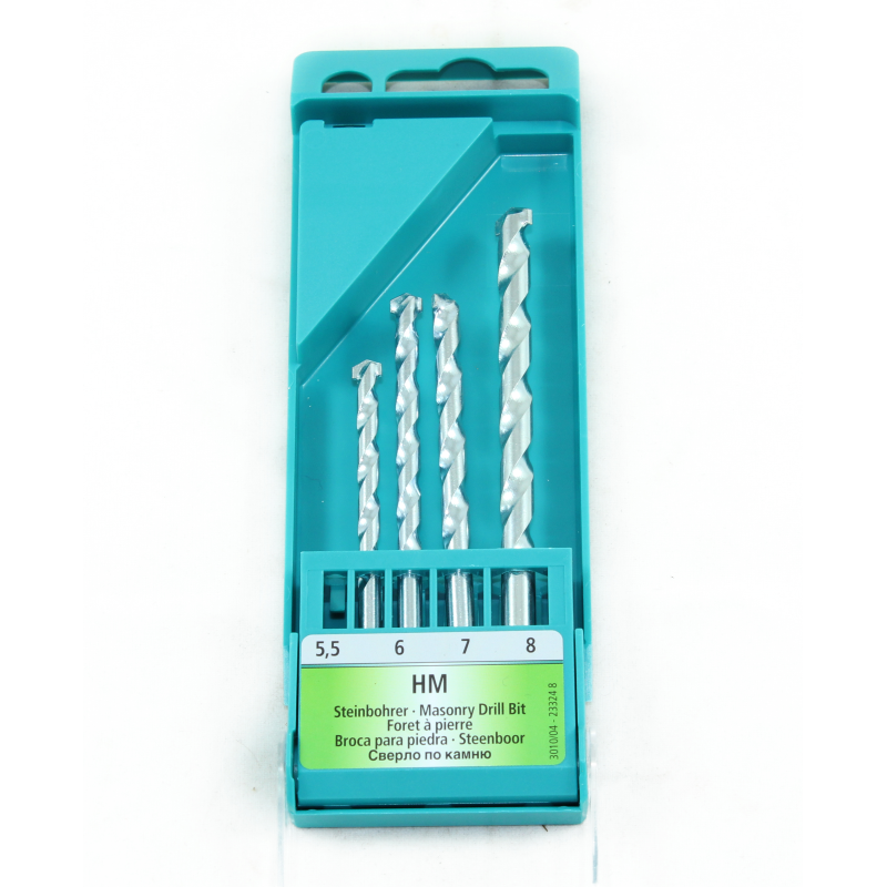 HELLER PRO 4PC MASONRY HM DRILL BIT SET | Mark up Wholesale