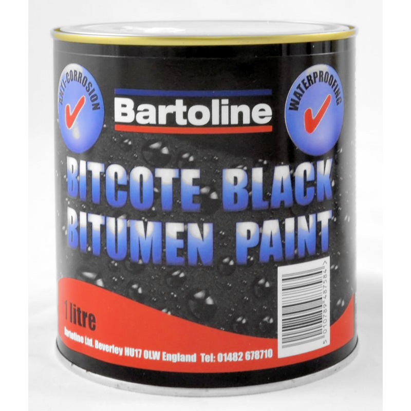 BARTOLINE 1L BLACK BITUMEN PAINT | Mark up Wholesale