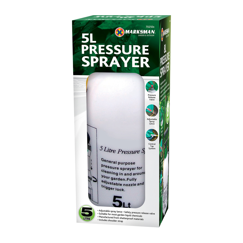 MARKSMAN 5L PRESSURE SPRAYER | Mark up Wholesale