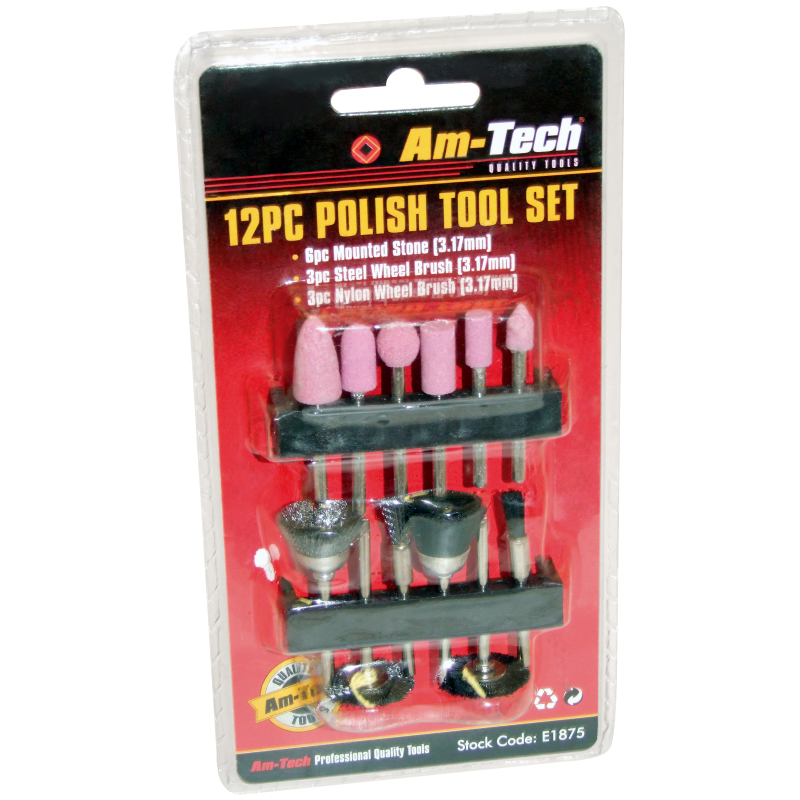 AMTECH 12PC POLISH TOOL SET | Mark up Wholesale
