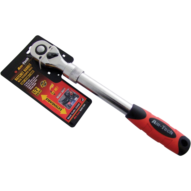 AMTECH 1/2" DRIVE TELESCOPIC RATCHET HANDLE | Mark up Wholesale