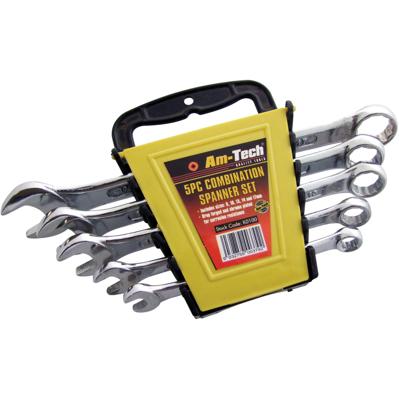 AMTECH 5PC COMBINATION SPANNER SET | Mark up Wholesale