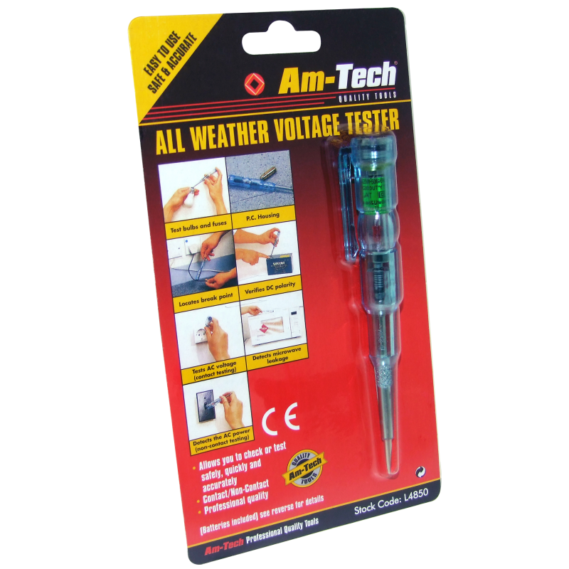 AMTECH ALL WEATHER VOLTAGE TESTER | Mark up Wholesale