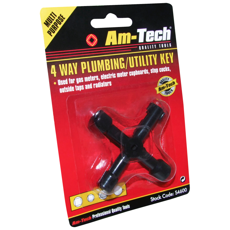 AMTECH 4 WAY PLUMBING KEY | Mark up Wholesale