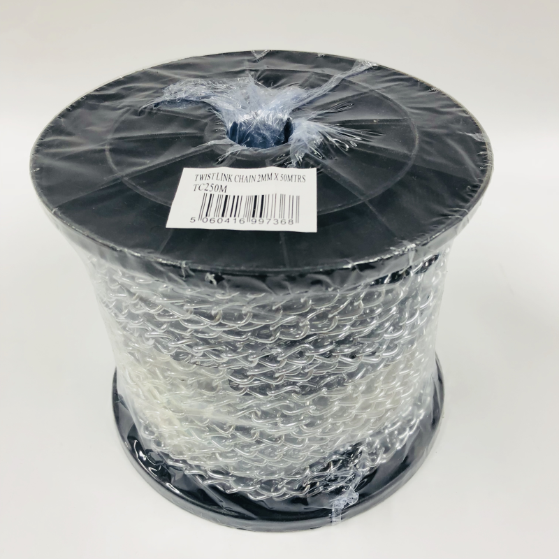 MARKUP 2MM X 50M TWIST LINK CHAIN ROLL | Mark up Wholesale