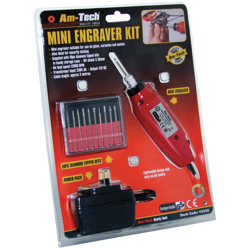 AMTECH MINI ENGRAVING KIT | Mark up Wholesale