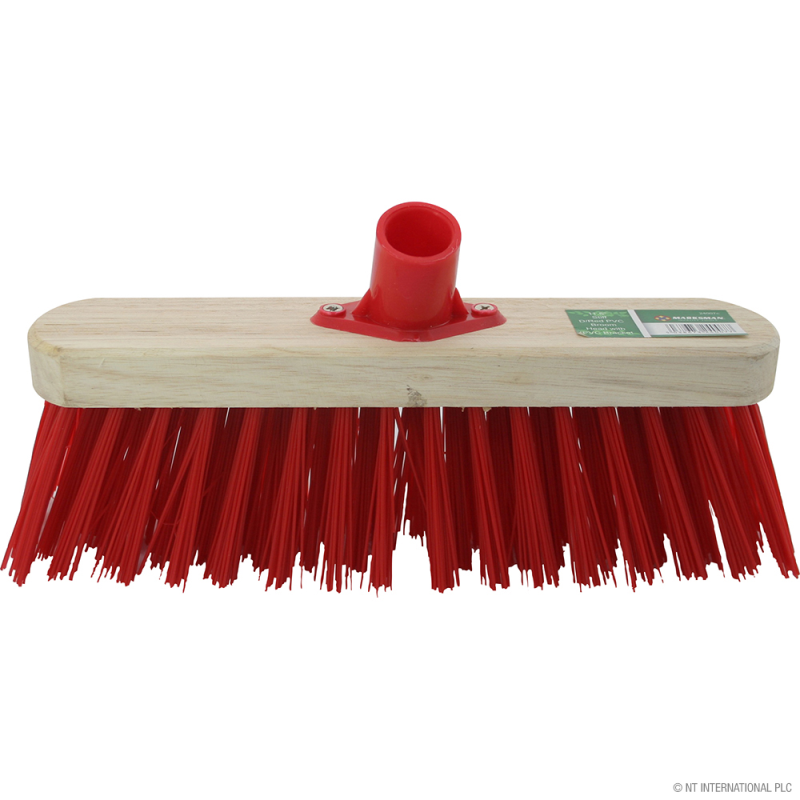 Marksman 12"(30Cm) Stiff Red Pvc Broom Head | Mark up Wholesale