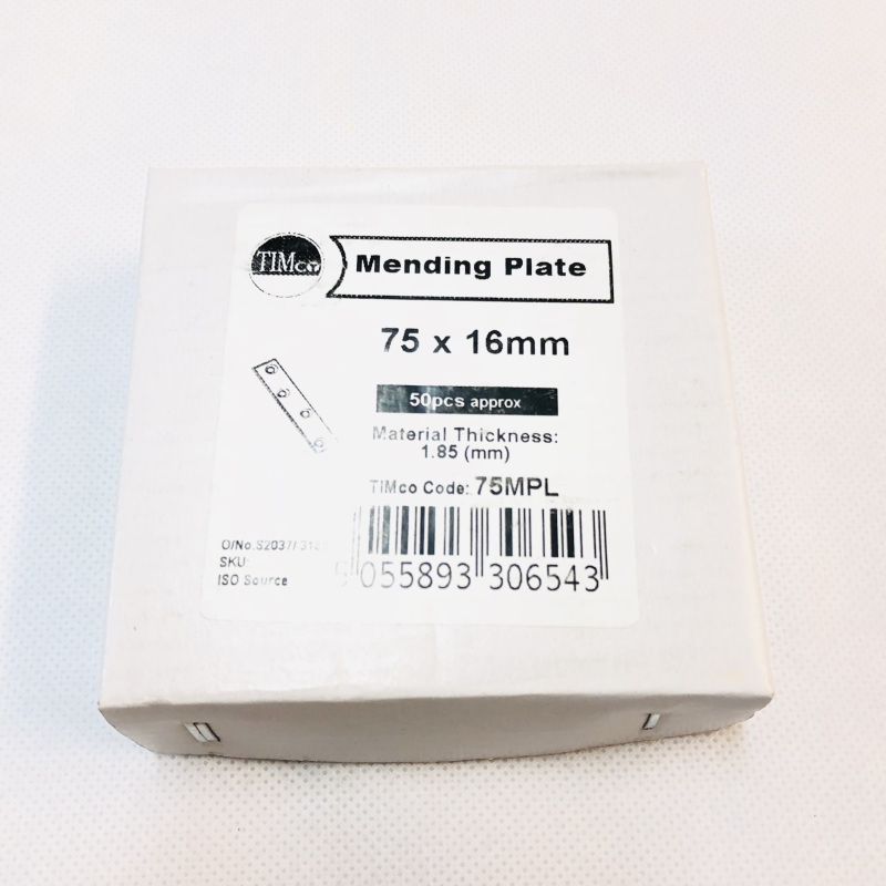 Timco 75 X16mm Mending Plate (50Pcs) | Mark up Wholesale