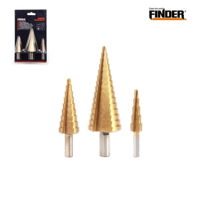 Finder 3Pc Step Drill Set | Mark up Wholesale