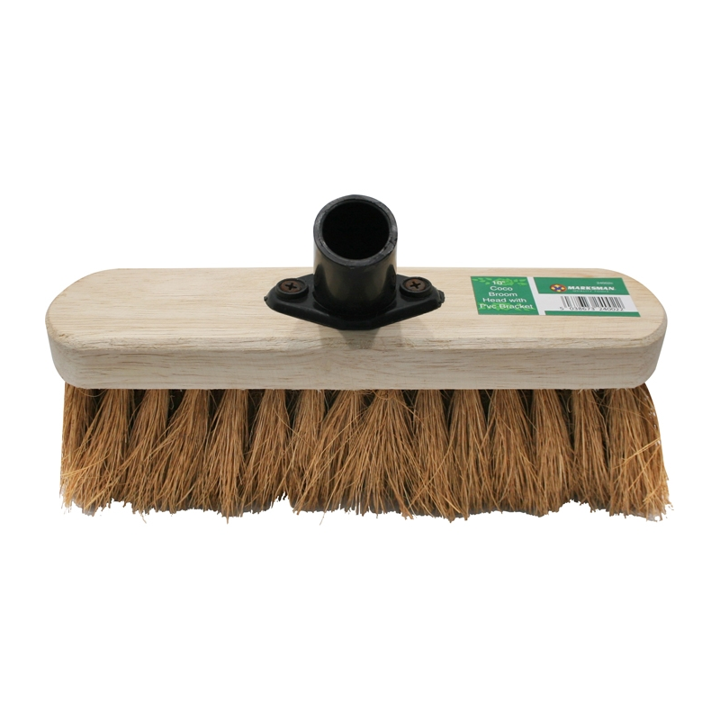 Marksman 10" Coco Brush Head With Pvc Bracket | Mark up Wholesale